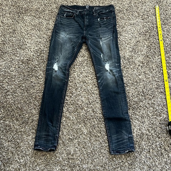 PRPS | Jeans | Prps Jeans Mens 34 X 33 Stretch Slim Skinny Black Factory Distressed | Poshmark